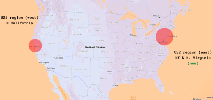 We're rolling out a 2nd US region